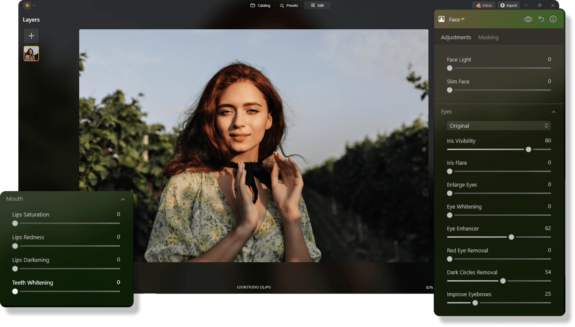Face AI Editor Luminar Neo: Edit Faces with AI
